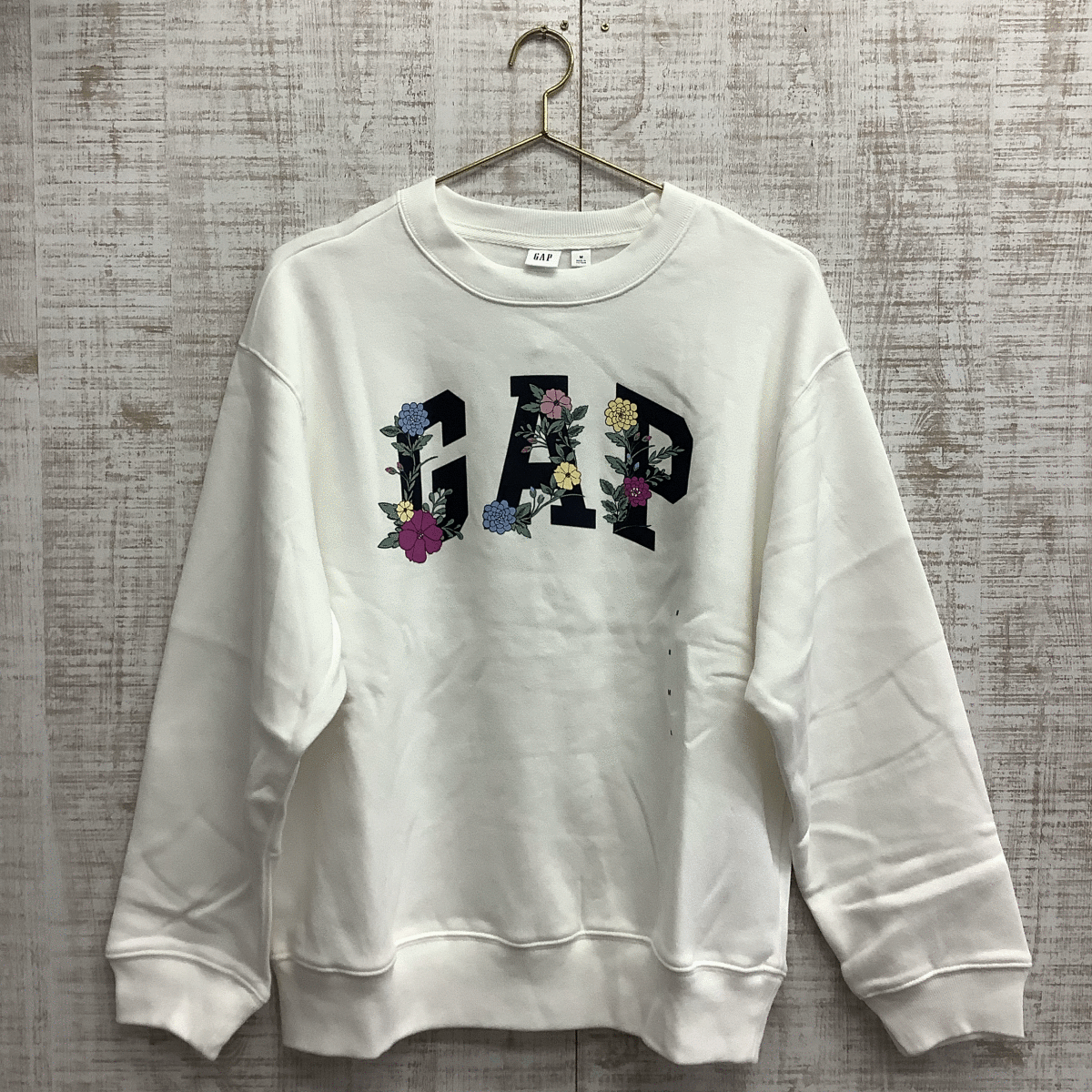 Yahoo!オークション - A383 GAP | ギャップ 美品 トレーナー ホワイト ...