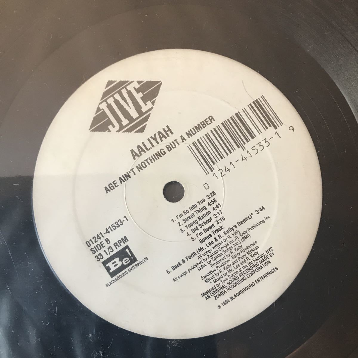 Yahoo オークション Aaliyah Age Aint Nothing But A Number Us Lp