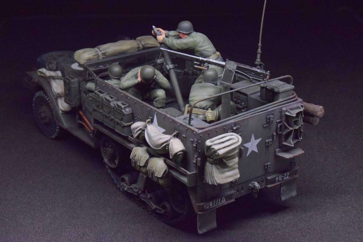 Yahoo!オークション - 完成品 タミヤ 1/35 WWⅡ アメリカ陸軍 M21モ...