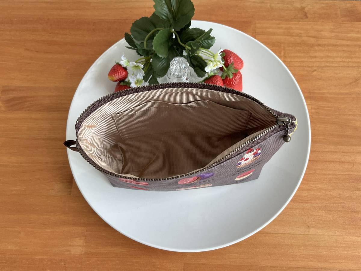 Yahoo!オークション - ハンドメイド＋YUWAコットン＋マカロン+いちご＋...