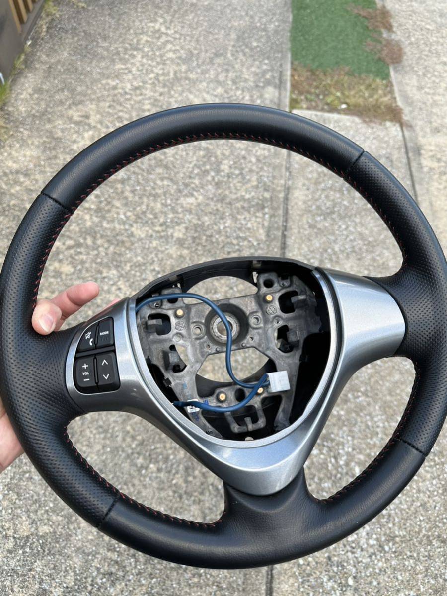 Yahoo!オークション - アルトワークス レザー 革 純正 ステアリング ハ...