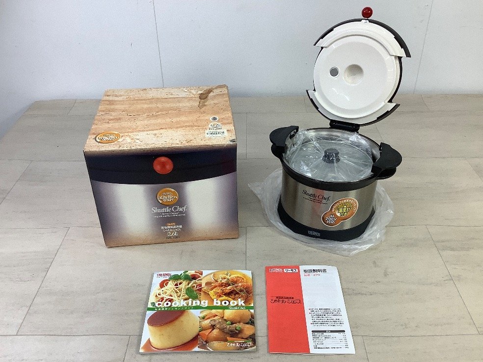 Yahoo!オークション - サーモス シャトルシェフ KPX-2500 ブラック 元...