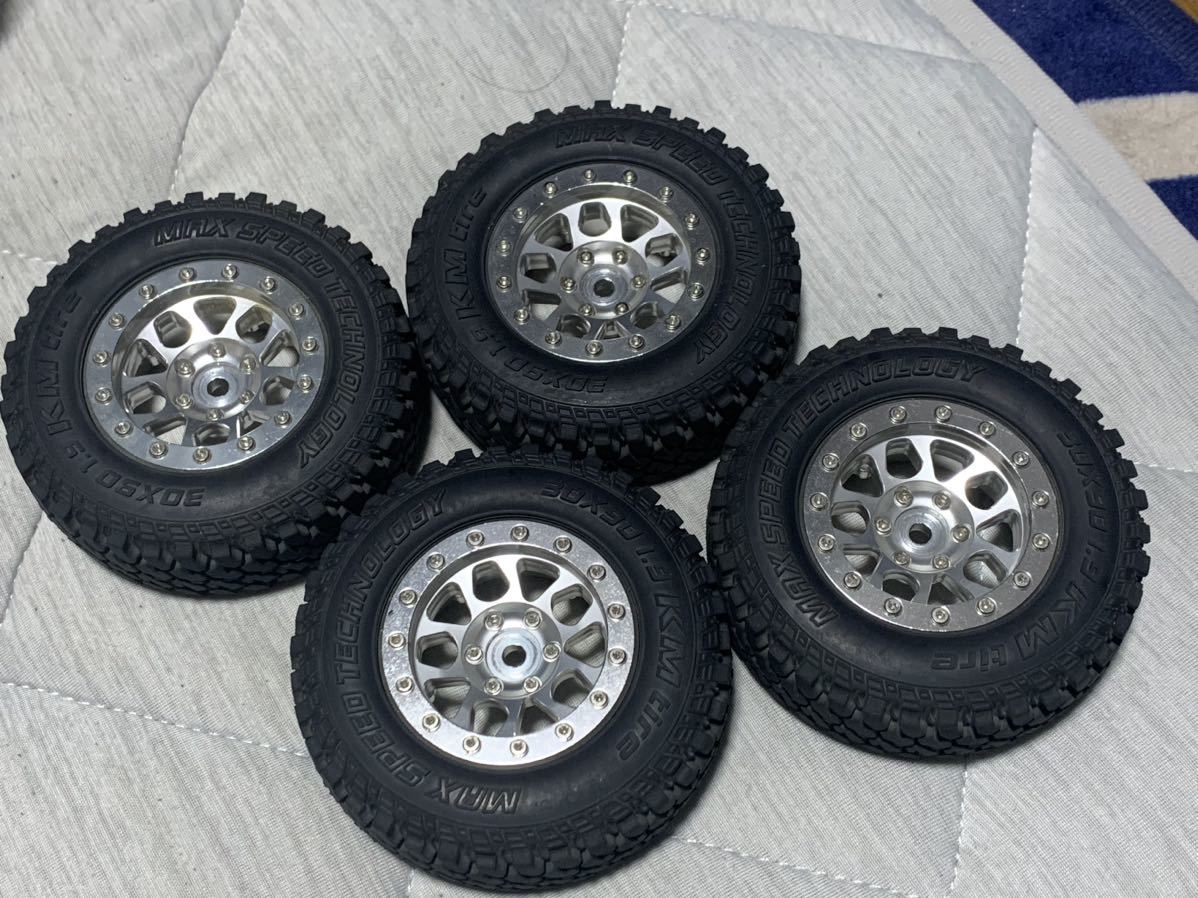 Yahoo!オークション - MST 1.9タイヤ&ビードロックアルミホイールセッ...