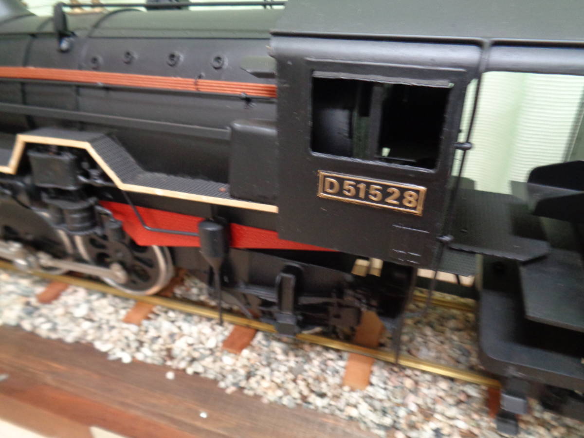Yahoo!オークション - 鉄道模型 蒸気機関車 SL D51528 D51型 ディスプ...
