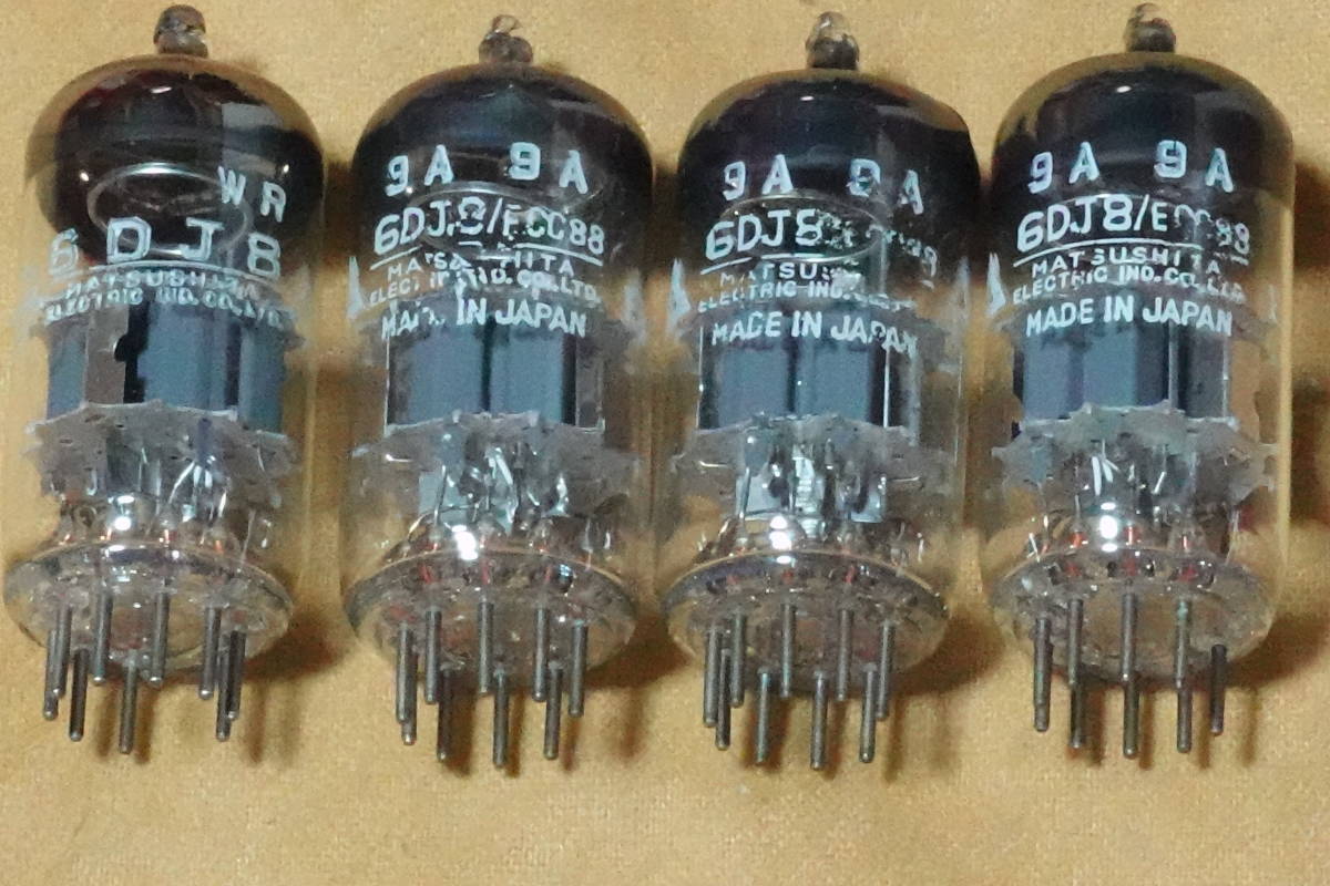 Yahoo!オークション - ナショナル 6DJ8/ECC88(4本)