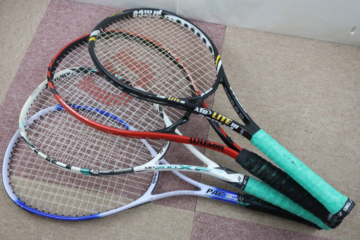 テニスラケット まとめてセット YONEXヨネックス Wilson/ウィルソン PRINCE/プリン/ kaiser/カイザー まとめ売り(その他)｜売買されたオークション情報、yahooの ...