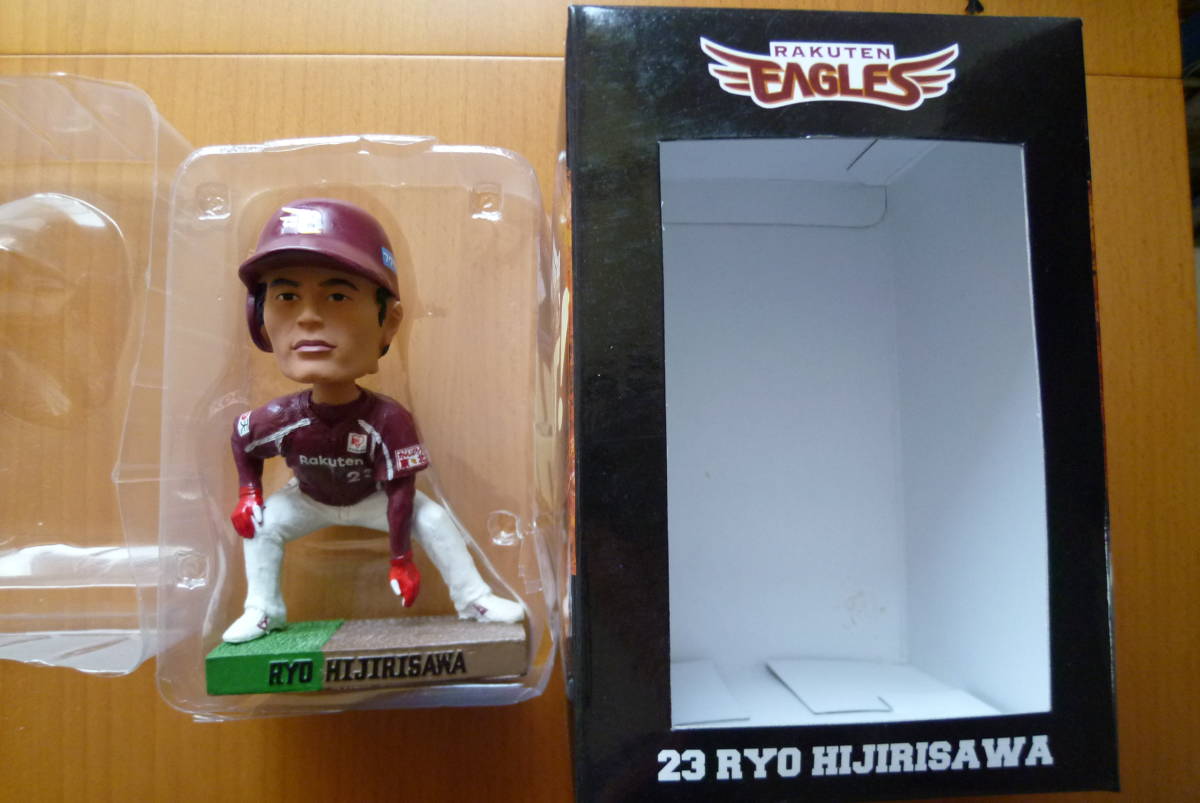日本代購代標第一品牌【樂淘letao】－NPB 楽天イーグルス #23 聖澤諒 選手 ボブルヘッド ロード用ユニフォームバージョン 未使用品