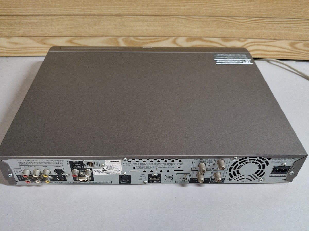Yahoo!オークション - SHARP AQUOS DV-AC82 DVDレコーダー B-CASカード...
