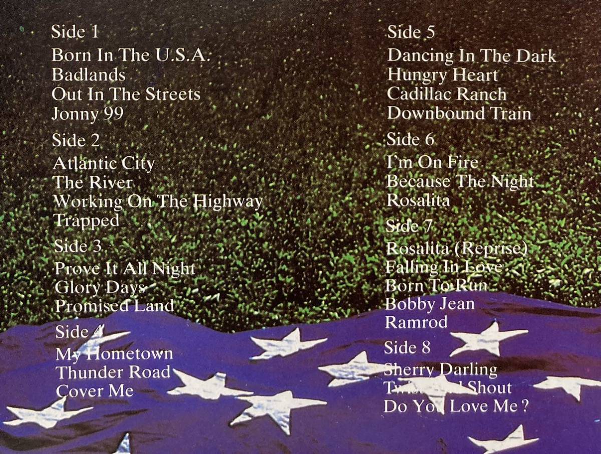 BRUCE SPRINGSTEEN/ WELCOME TO GERMANY LIVE IN FRANKFURT 1985 LP BOOT 4-LP g344(Bruce Springsteen ...