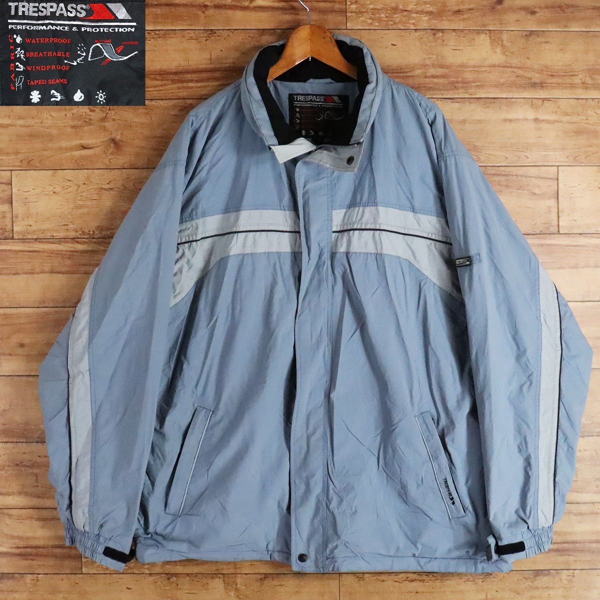 Yahoo!オークション - J5Y/R9.6-1 TRESPASS パディングジャケット メン...