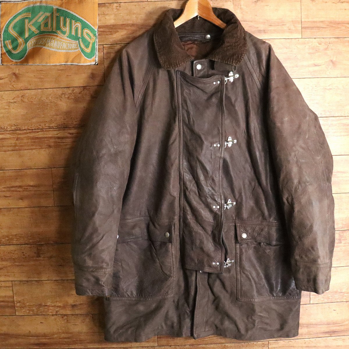 Yahoo!オークション - K14T/Y10.6-7 イタリア製 SKATYNG レザーファイ...