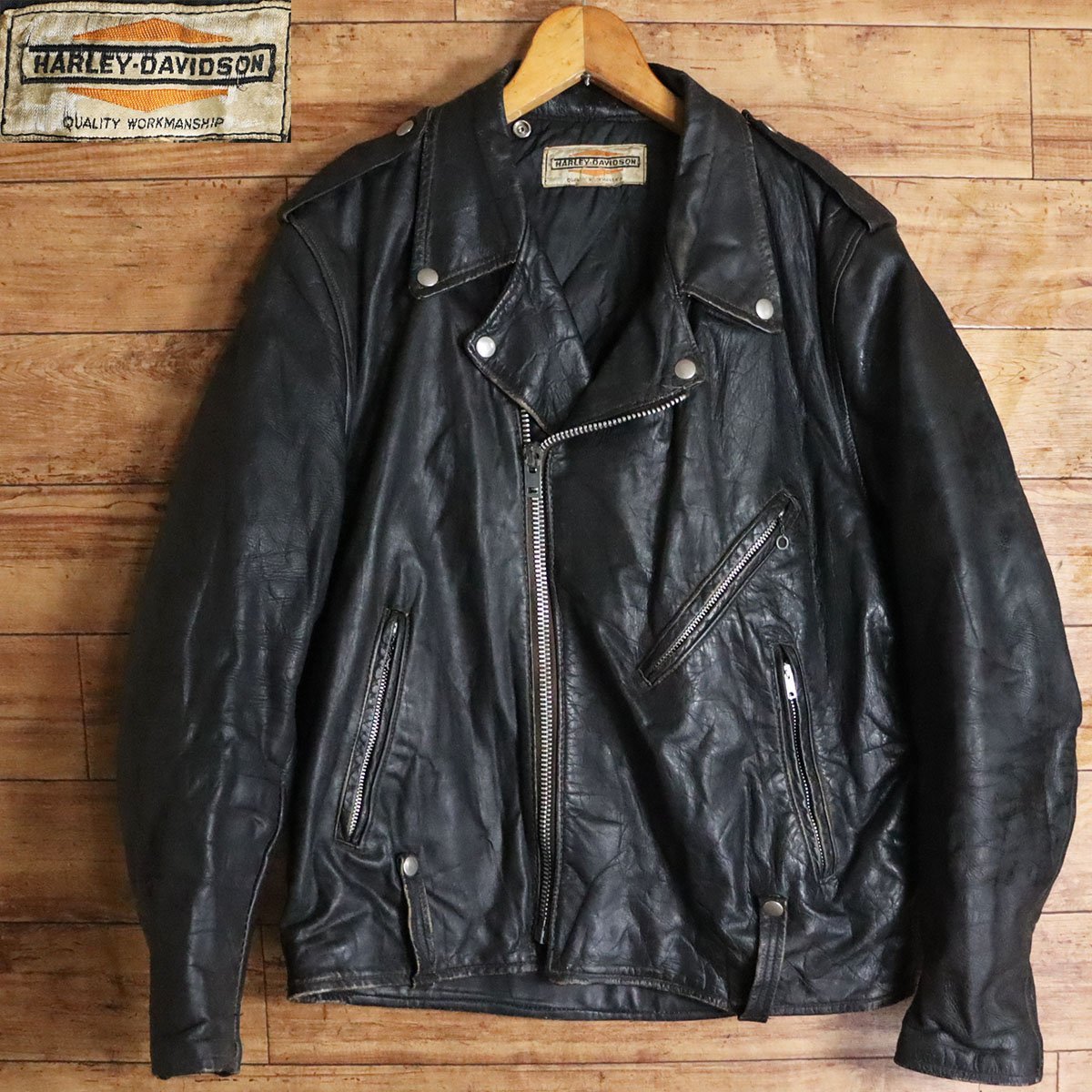 Yahoo!オークション - C1S/S8.30-4 60s~ ビンテージ Harley Davidson ...