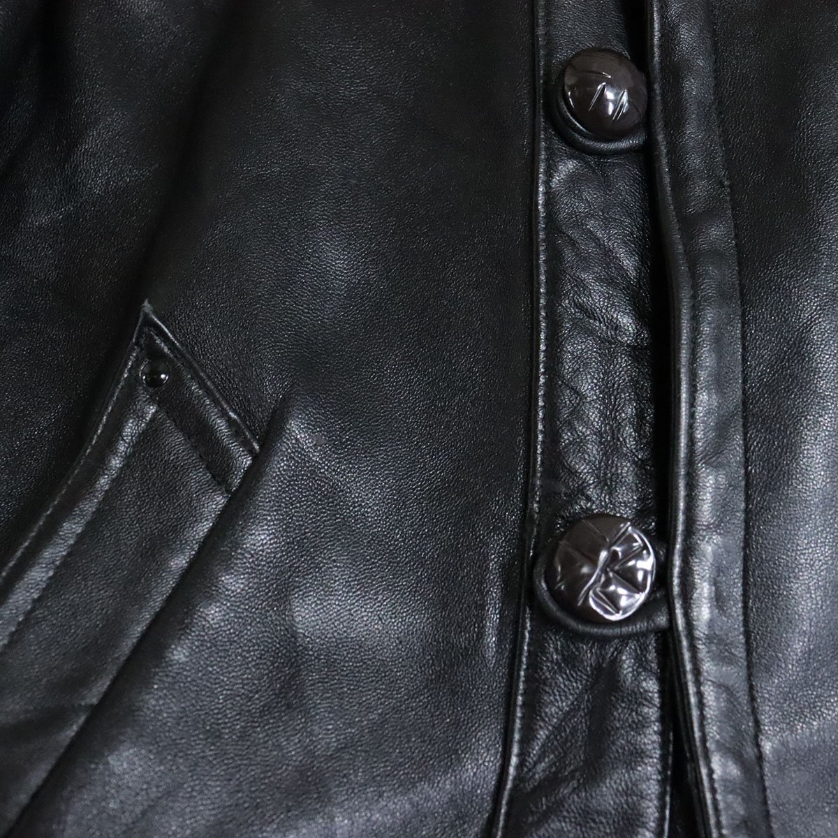 Yahoo!オークション - C9K/S7.28-2 レザージャケット 本革 革ジャン 皮...