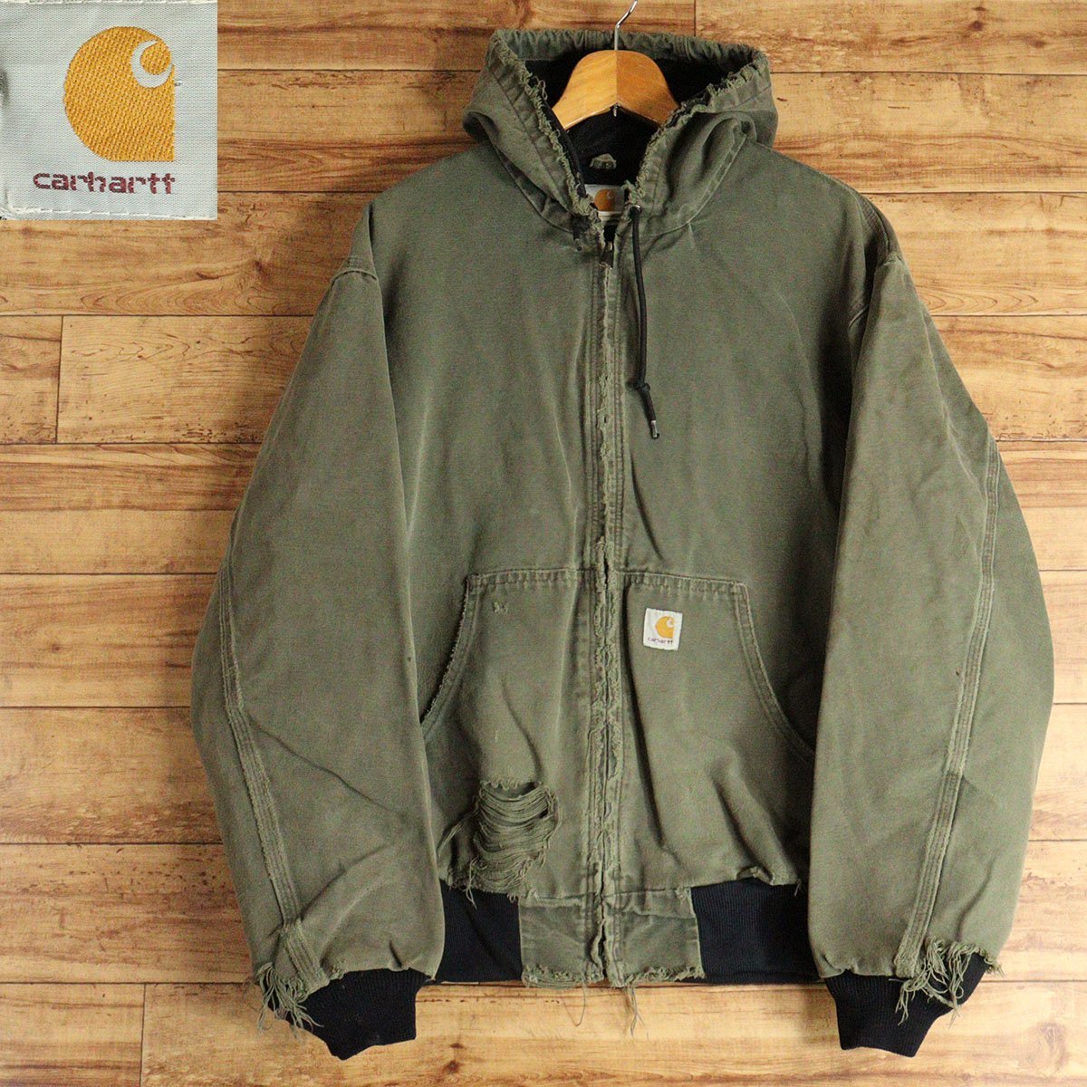 Yahoo!オークション - H4K/R5.9-1 Carhartt カーハート アクティブジャ...