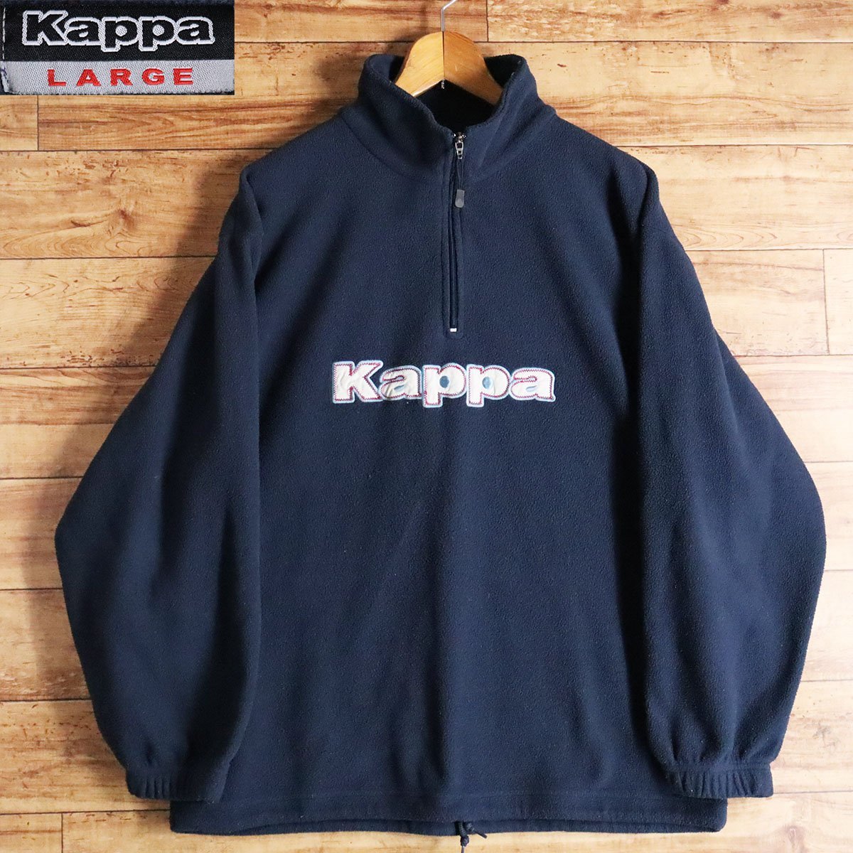 Yahoo!オークション - K12K/K6.27-2 90s Kappa カッパ フリースジャケ...