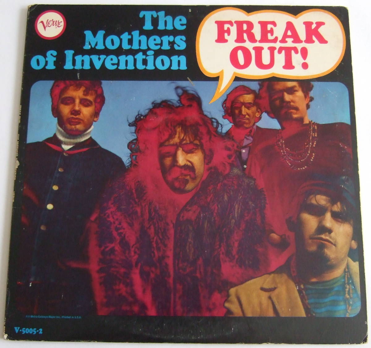 US ORIG MONO FREAK OUT THE MOTHERS OF INVENTION Verve V-5005-2 HOT SPOTS FRANK ZAPPA フランク ザッパ ...