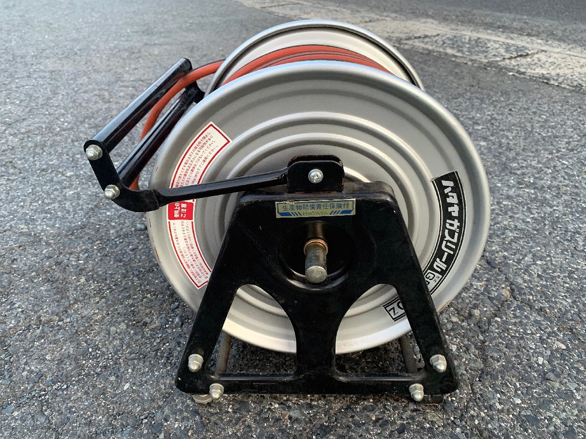Yahoo!オークション - 中古 ハタヤ ガスリール GDX-30Z 長さ30m 内径5...