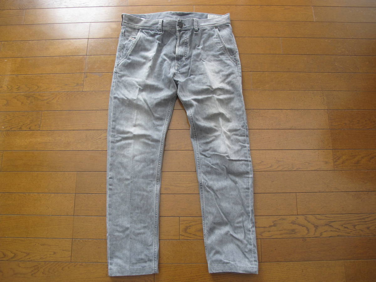 Yahoo!オークション - Diesel KAKEE グレーW31/L30 WASH 008QP SLIM CA...