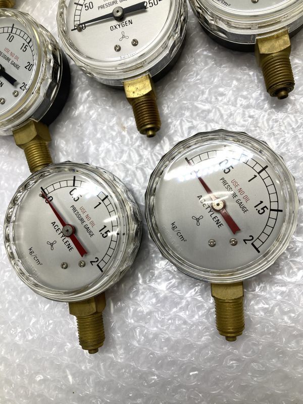 Yahoo!オークション - 16【P179】 ジャンク品 NISSHIN 日新計器 圧力計...