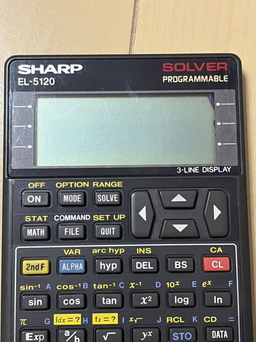 Yahoo!オークション - 動作未確認 プログラマブル関数 電卓 SHARP シ...