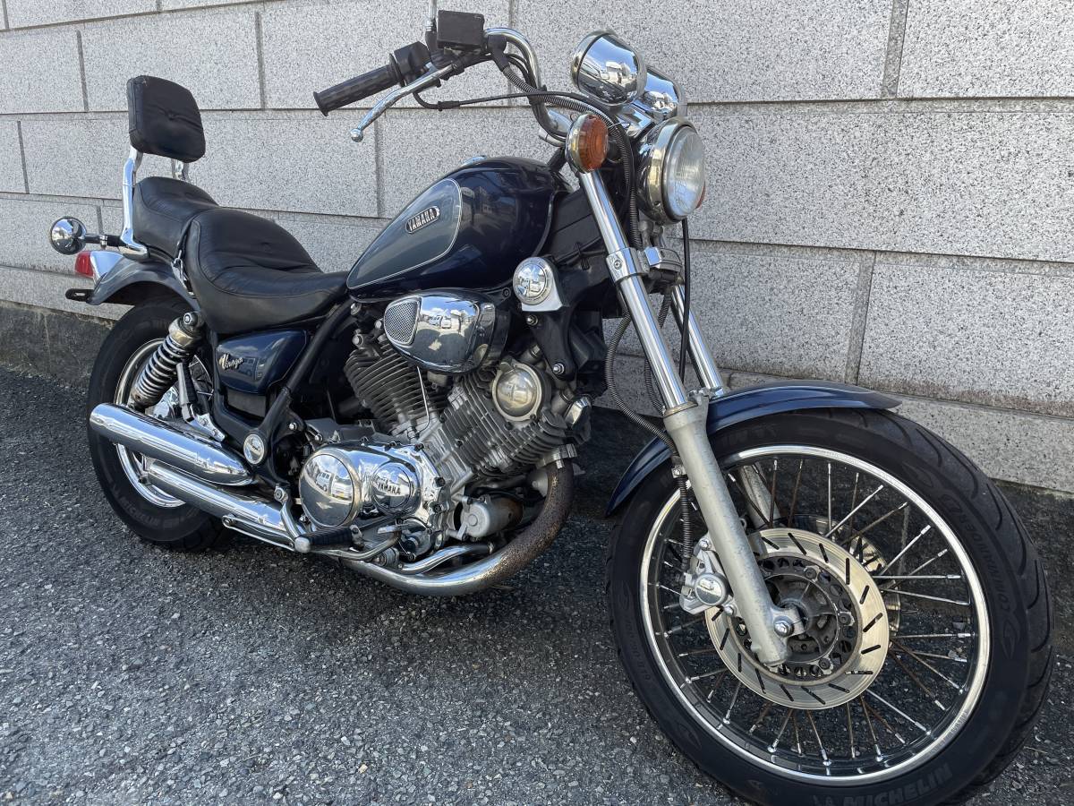 Yahoo!オークション - ヤマハ ビラーゴ750 55R 書類 鍵付き レスト...