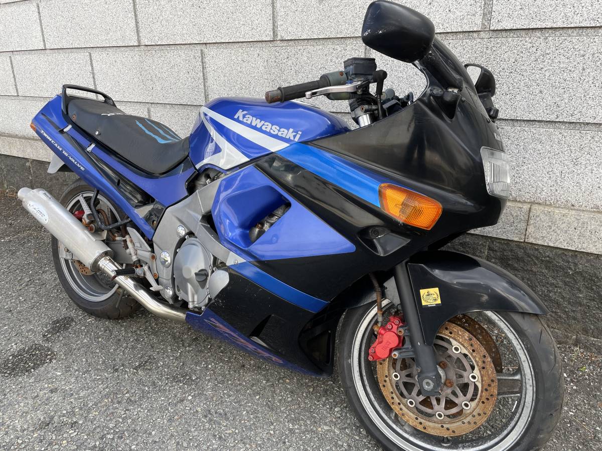 Yahoo!オークション - ZZR400(ZZ-R400) ZX400K 書類 鍵付き レストアベ...