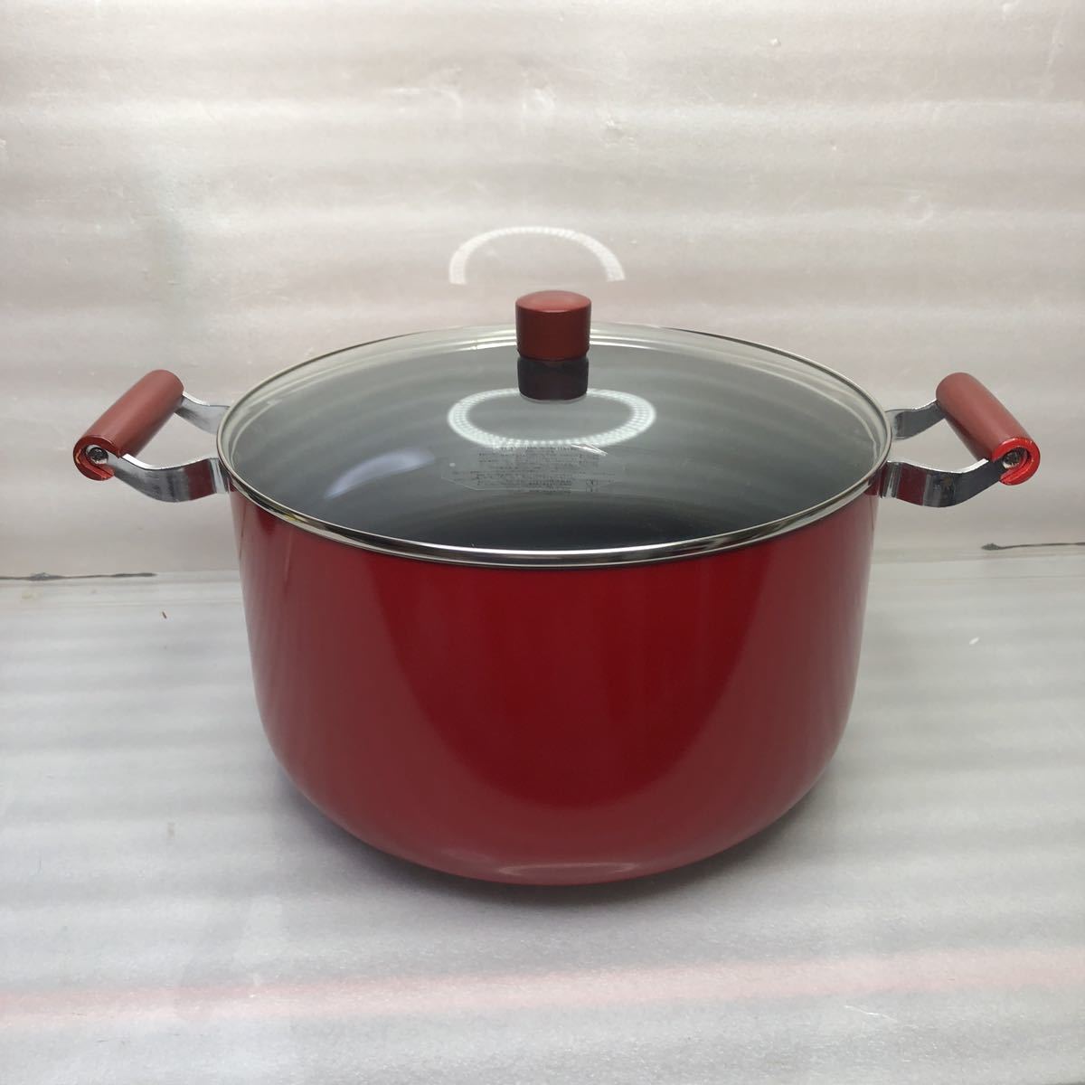 Yahoo!オークション - Mega Size大型鍋ガラス蓋付き サイズ 32 cm 大容...