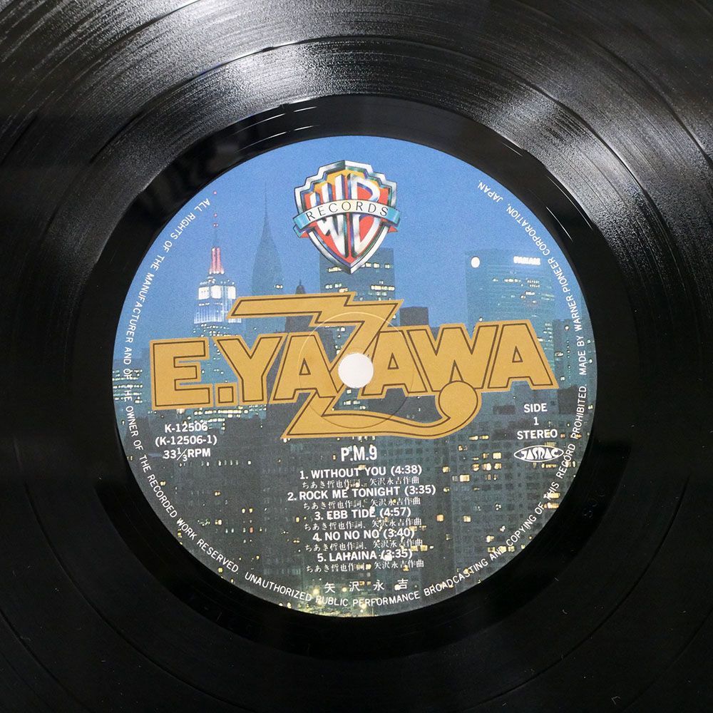 Yahoo!オークション - 矢沢永吉/P.M.9/WARNER BROS. K12506 LP