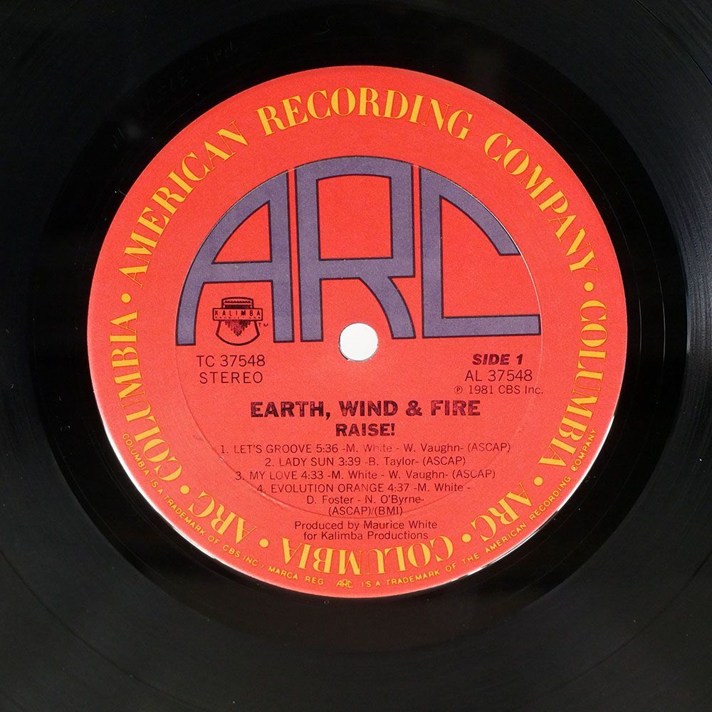 米 EARTH WIND & FIRE/RAISE/A R C TC37548 LP(R&B、ソウル)｜売買されたオークション情報、yahooの商品情報をアーカイブ公開 - オークファン ...