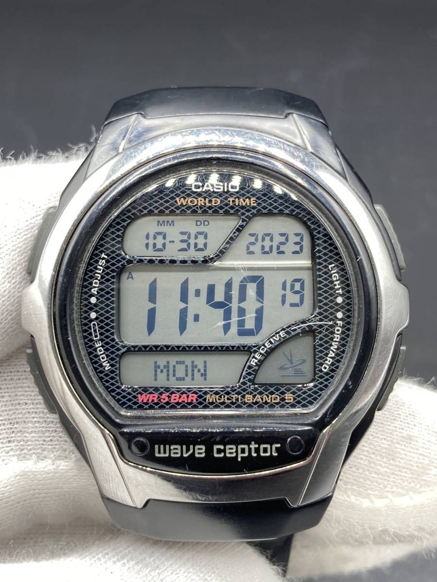 Yahoo!オークション - 【1247】CASIO カシオ WV-58J-1AJF ウエーブセプ...