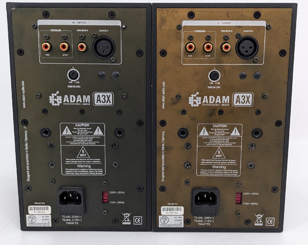 Yahoo!オークション - ADAM AUDIO アダムオーディオ A3X ニアフィール...