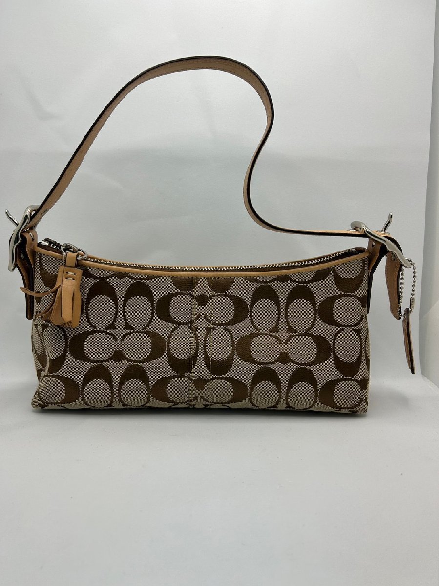 Yahoo!オークション - 【1625】COACH コーチ ハンドバッグ 8K01 シグネ...