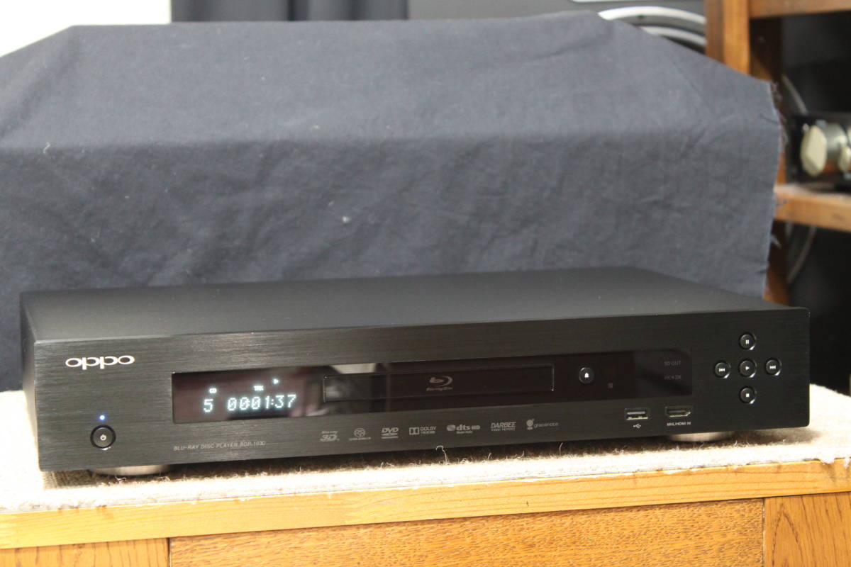 OPPO BDP-103D オッポ ブルーレイプレーヤー SACD CD DVD(一般)｜売買されたオークション情報、yahooの商品情報をアーカイブ公開 - オークファン（aucfan.com）