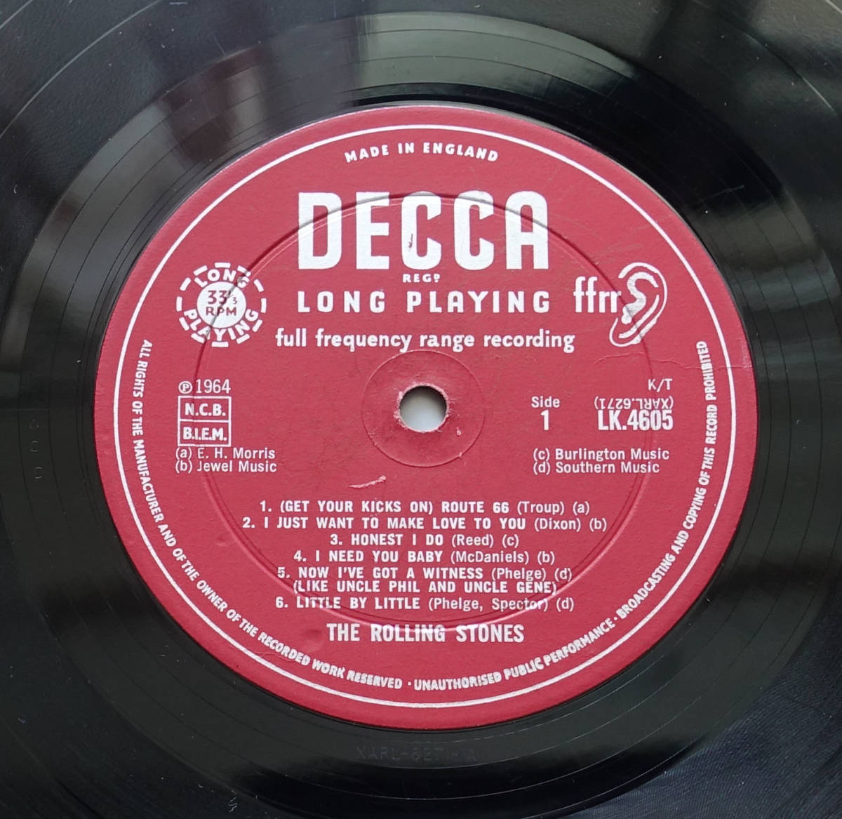 Yahoo!オークション - UK Original 初回 DECCA LK 4605 The Rolling St...