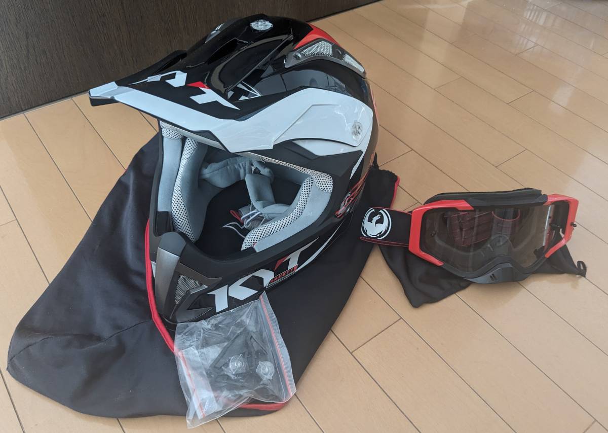 Yahoo!オークション - KYT STRIKE EAGLE K-MX Mサイズ(57-58)