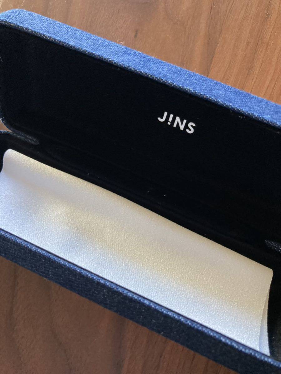 未使用 ジンズ 眼鏡ケース ハードケース デニム調 JINS メガネ 未使用 ジンズ 眼鏡ケース ハードケース デニム調 JINS メガネ