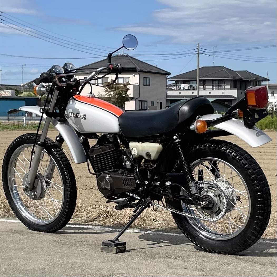 Yahoo!オークション - エルシノア250 実動 書類付き MT250 超希少 絶版...