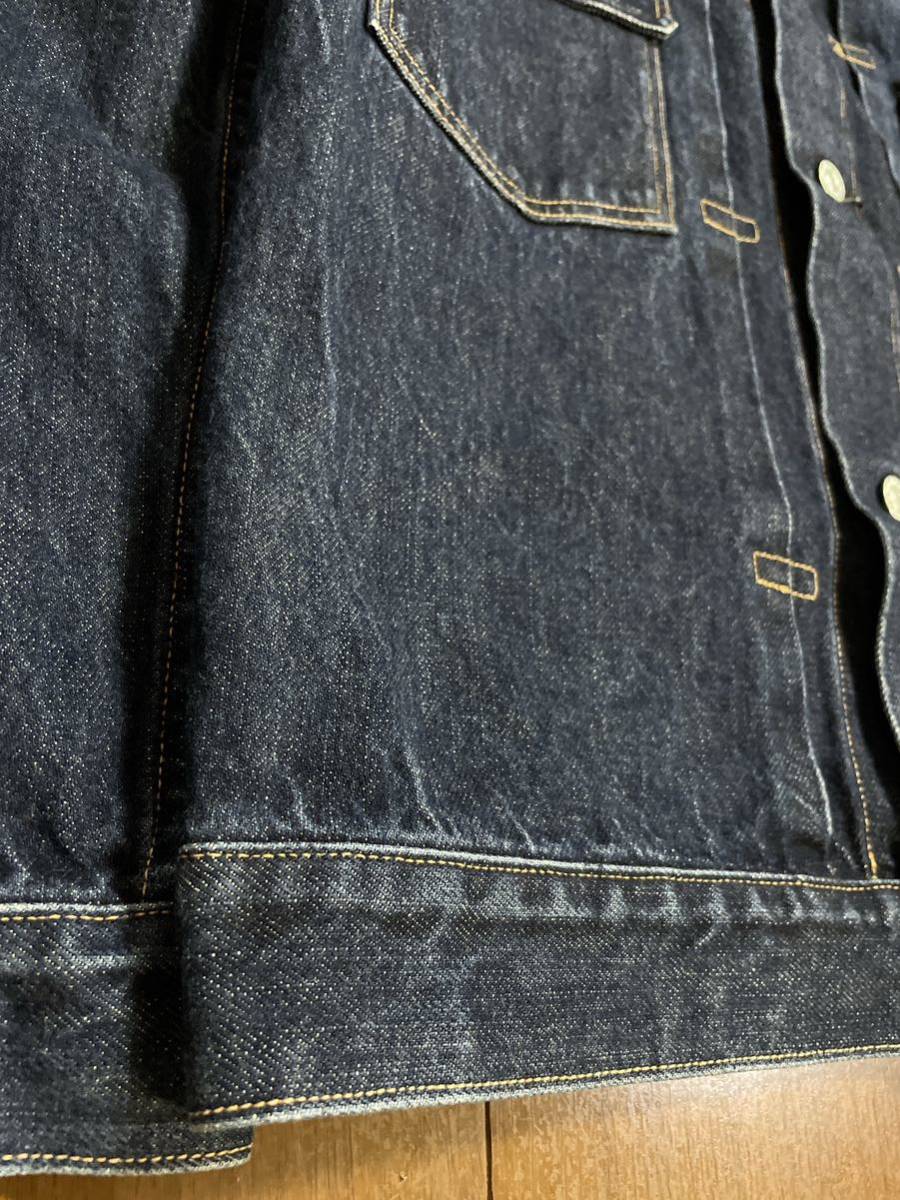 美品 Denime ドゥニーム 2nd 復刻 デニムジャケット 赤耳 size 美品 Denime ドゥニーム 2nd 復刻 デニムジャケット 赤耳 size