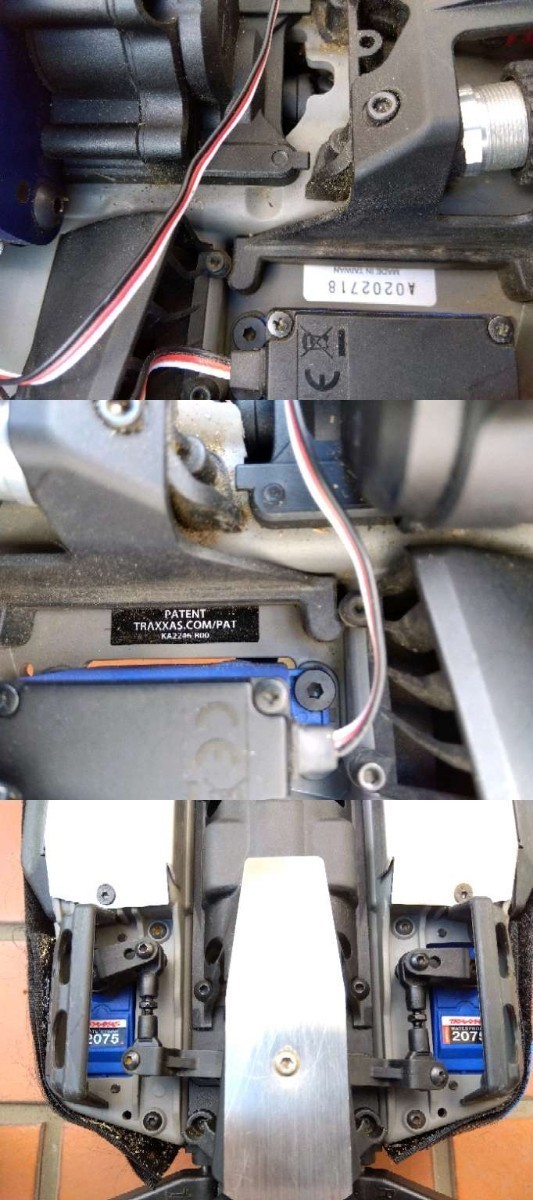 Yahoo!オークション - 641 1/10 E-REVO TRAXXAS トラクサス VXL-6s BRU...