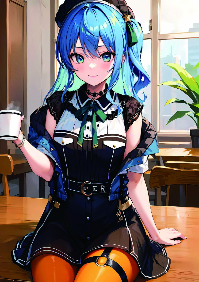 代購代標第一品牌－樂淘letao－ポスター A4サイズ アニメ 同人 高品質 美少女 巨乳 イラストアートポスター 星街すいせい Hololive J103