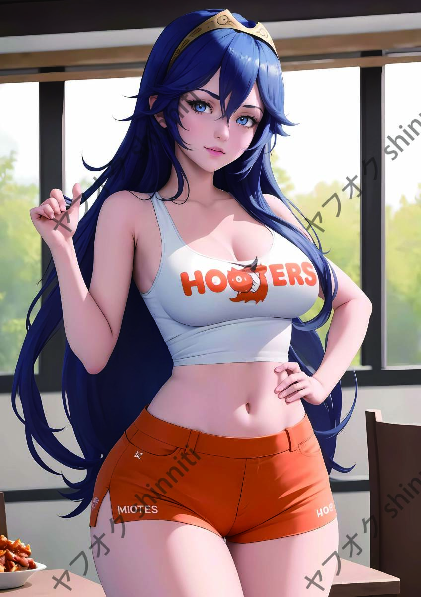Yahoo!オークション - ポスター A4サイズ 高品質 Hooters Lucina 026-2...