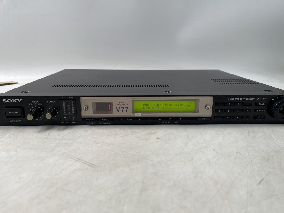 Yahoo!オークション - 通電確認済 SONY DPS-V77 MULTI-EFFECT PROCESSO...