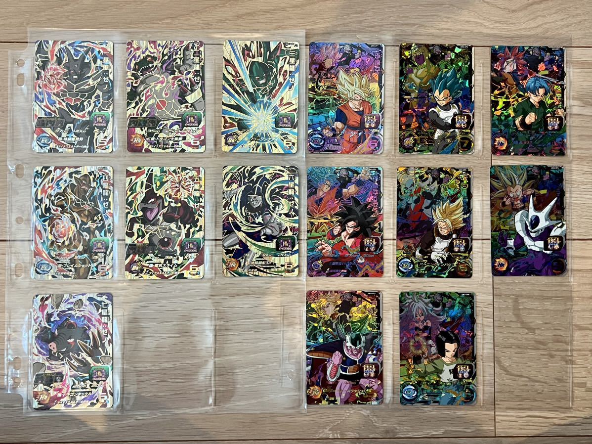 Yahoo!オークション - ドラゴンボールヒーローズ UM3-CP UM3-XCP 全15...