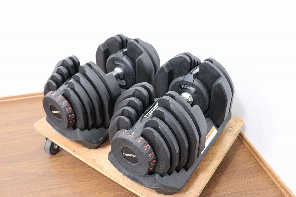 Yahoo!オークション - S1791 可変式ダンベル アジャスタブルダンベル ...