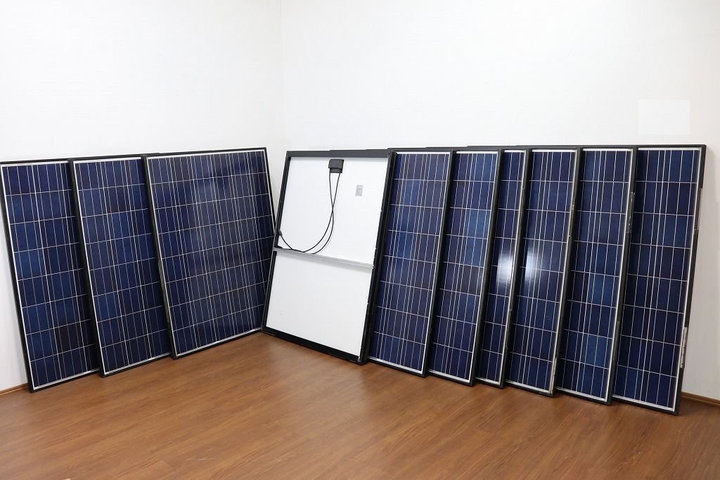 Yahoo!オークション - 【引取限定】S2039 SHARP 太陽電池モジュール 太...