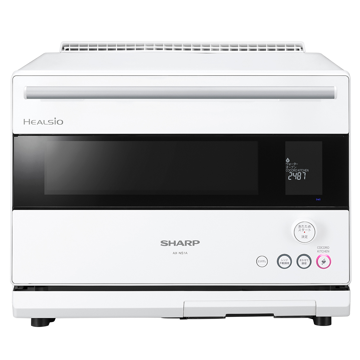 Yahoo!オークション - 電子レンジ シャープ AX-NS1A-W シャープ スチー...