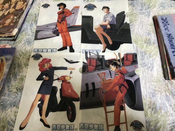 Yahoo!オークション - d248クリアファイル 青空少女隊 4枚セット