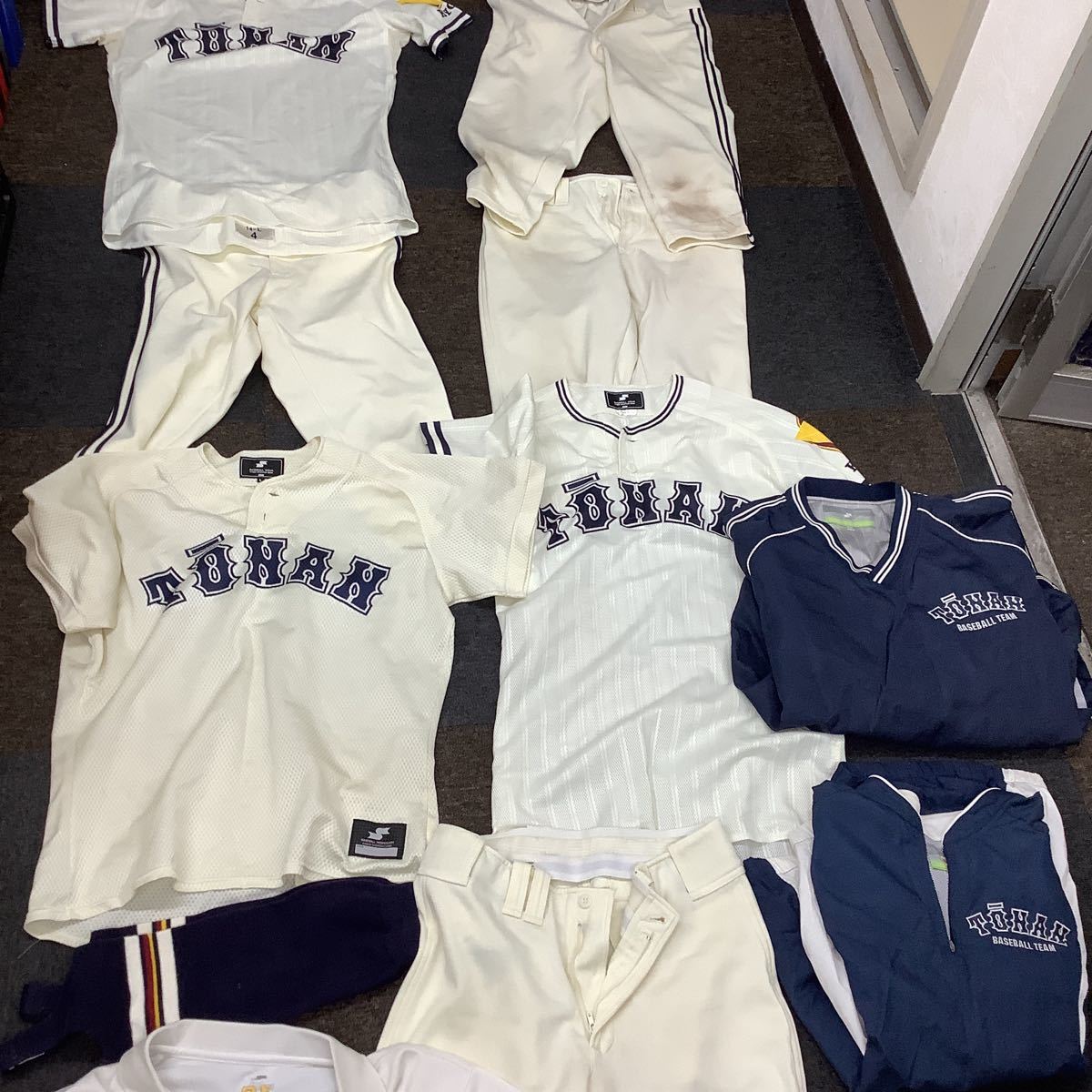 代購代標第一品牌－樂淘letao－京都 塔南高校 野球 ユニフォームなどまとめて サイズ M Lなど 現状品 ジャンク