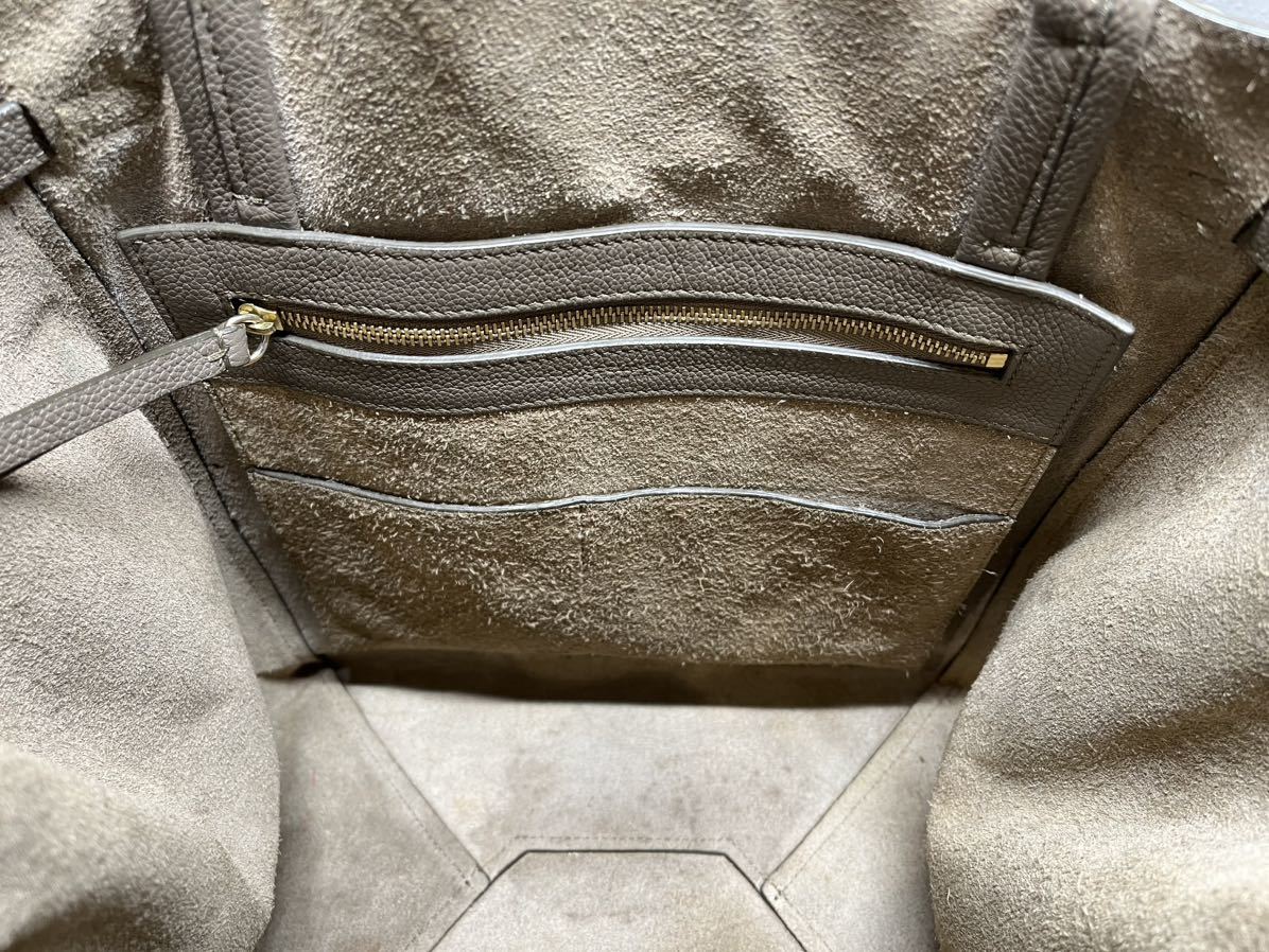 日本代購代標第一品牌【樂淘letao】－CELINE セリーヌ トートバッグ ハンドバッグ カバファントム スモール グレージュ