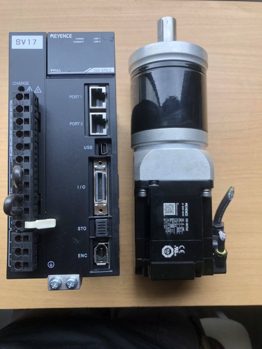 Yahoo!オークション - 「保証付き」KEYENCEキーエンス750Wサーボシステ...